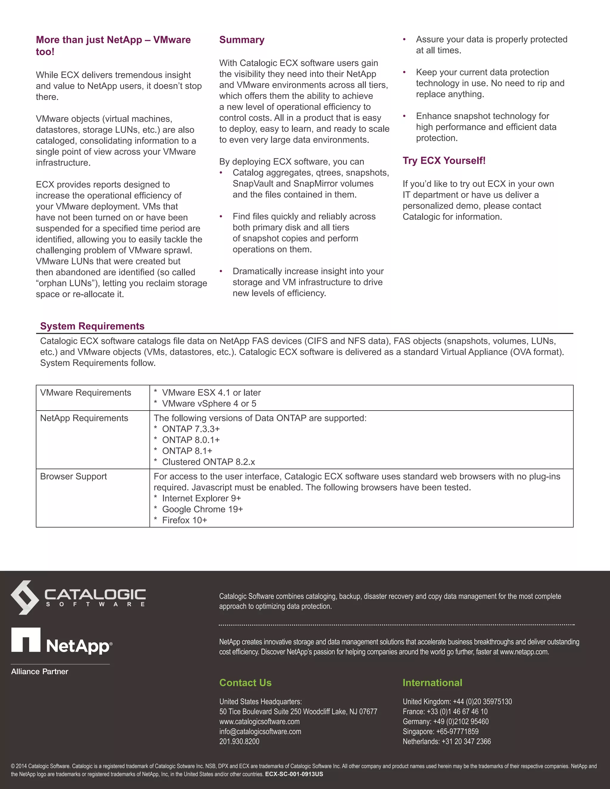 ECX Solution Sheet | PDF | Shareware and Freeware | Computer Software ...