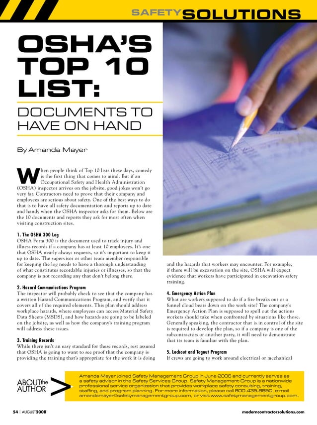 OSHA_Top_10_Documents | PDF