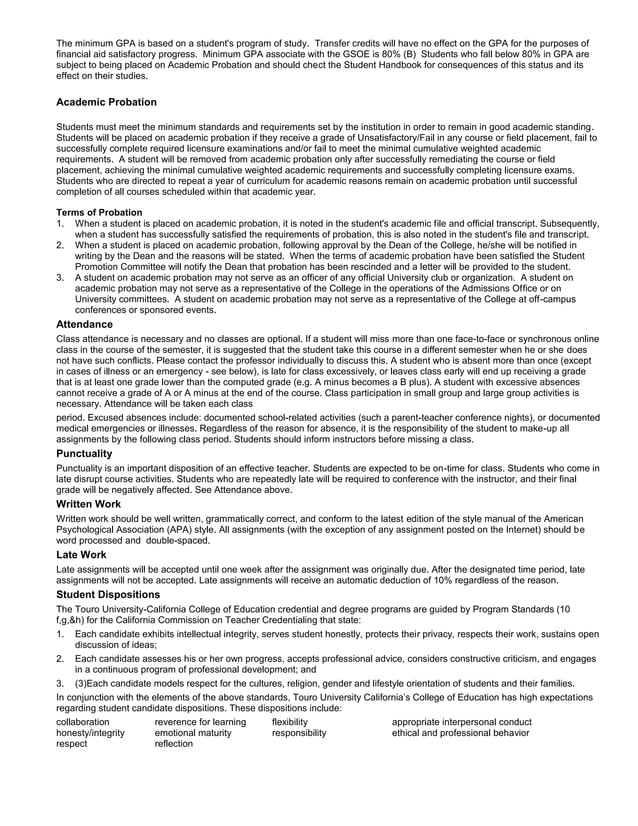 EDU 749 Emerging Trends Syllabus | PDF