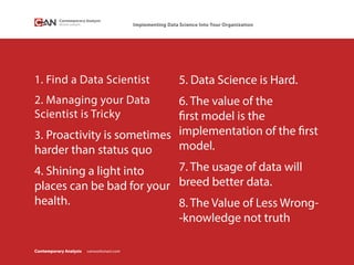 Implementing Data Science | PPT