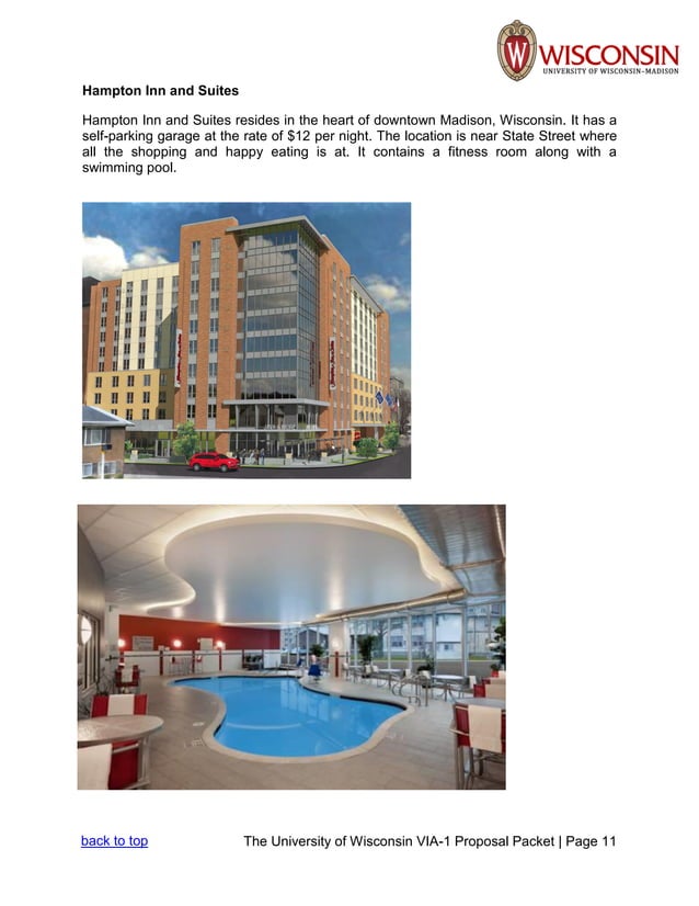 VIA-1 Proposal Packet UW-Madison | PDF