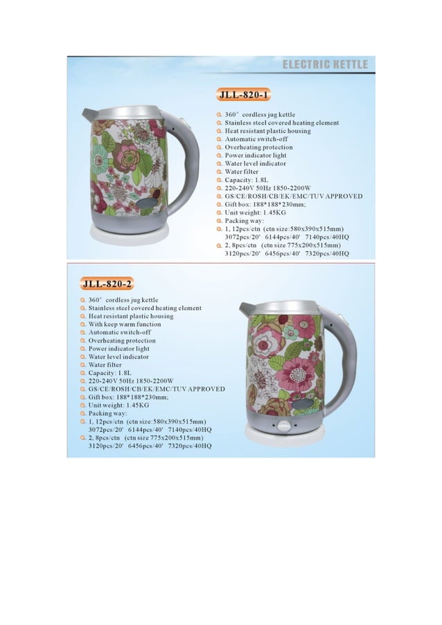 Electric Kettle | PDF