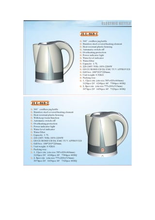 Electric Kettle | PDF