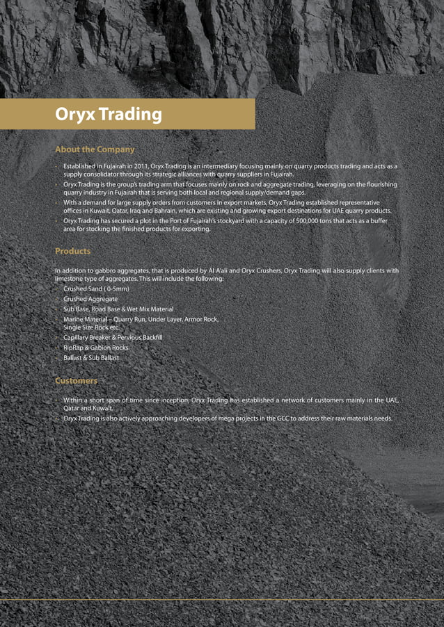 Oryx Industries profile | PDF
