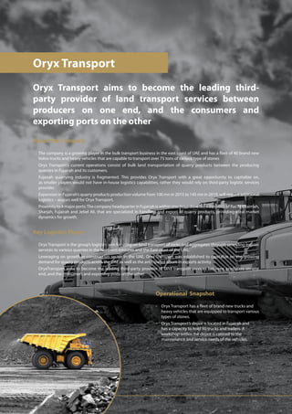 Oryx Industries profile | PDF
