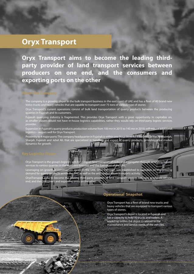 Oryx Industries profile | PDF