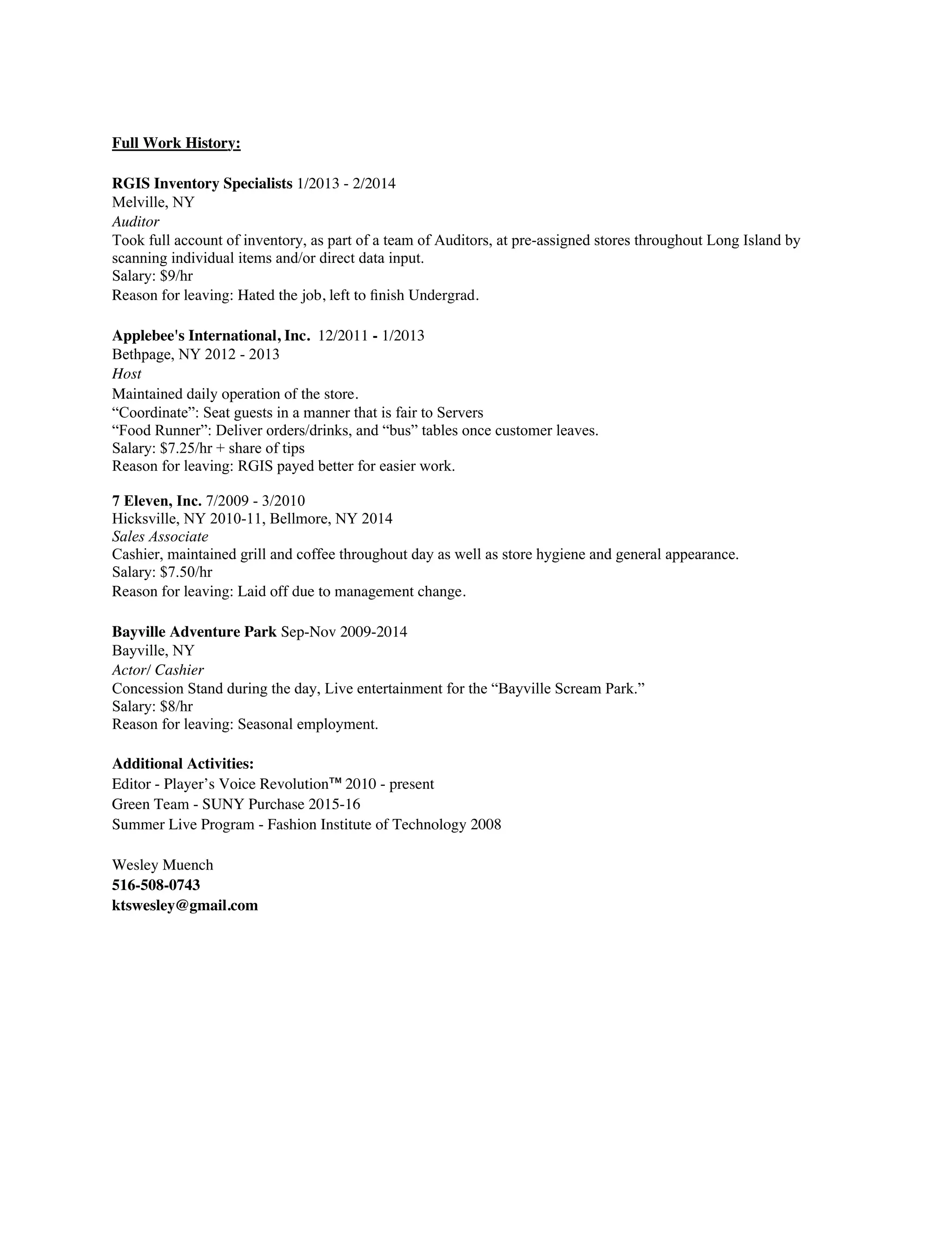 Complete Resume | PDF