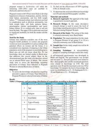 A Study to Assess the Effectiveness of Structured Teaching Programme on ...