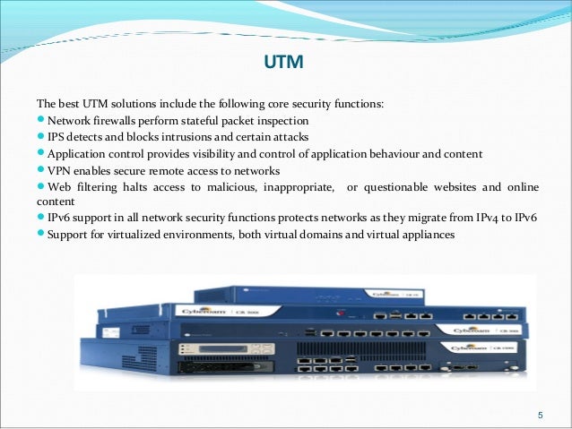 UTM Unified Threat Management
