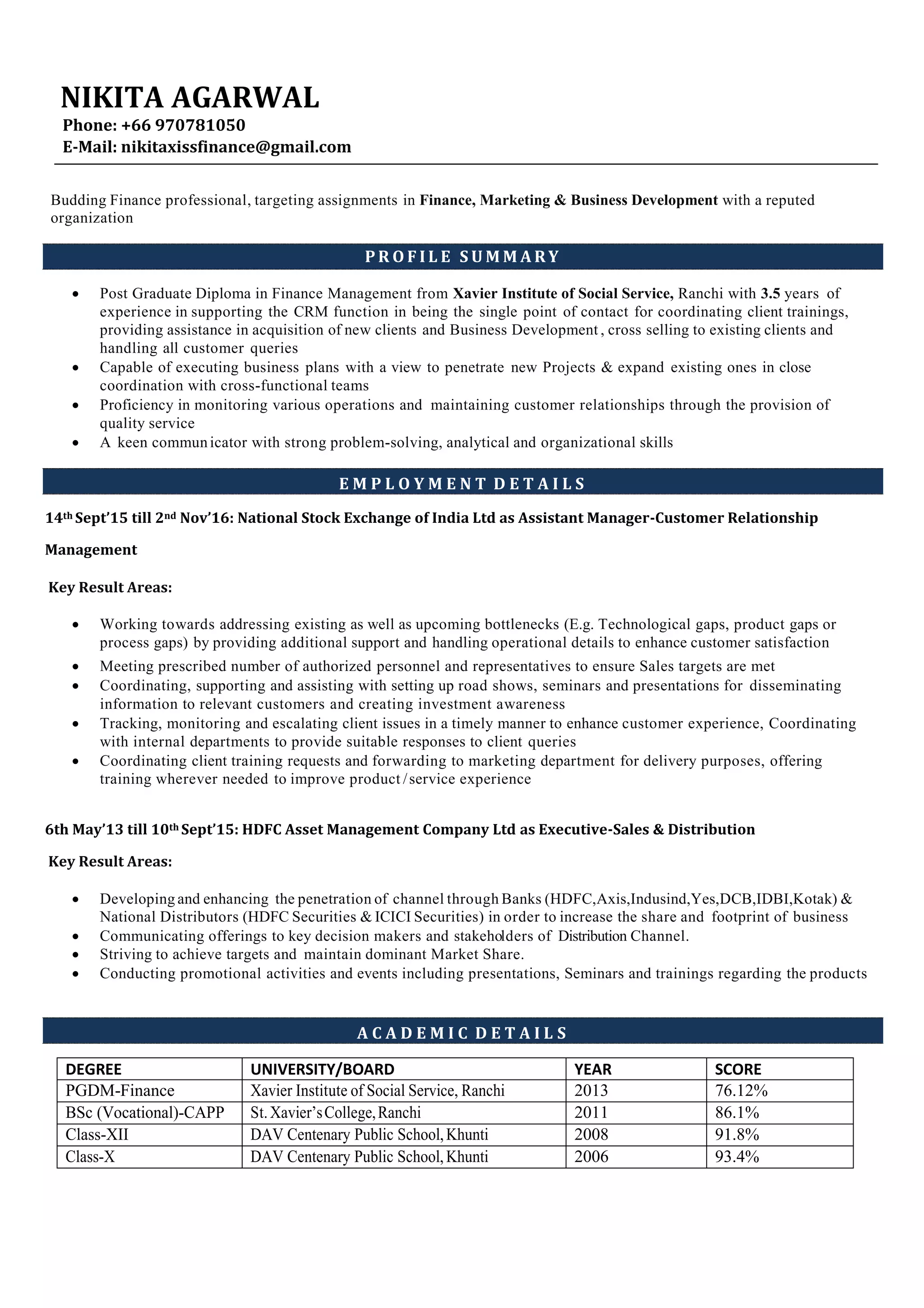 CV-NIKITA AGARWAL | PDF