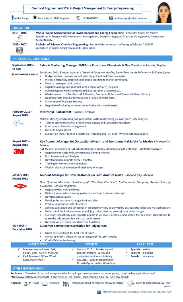 CV Azalea Rangel EN | PDF