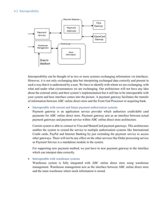 ABC Online Direct store software architecture using SOA (Service Oriented Architecture) | PDF