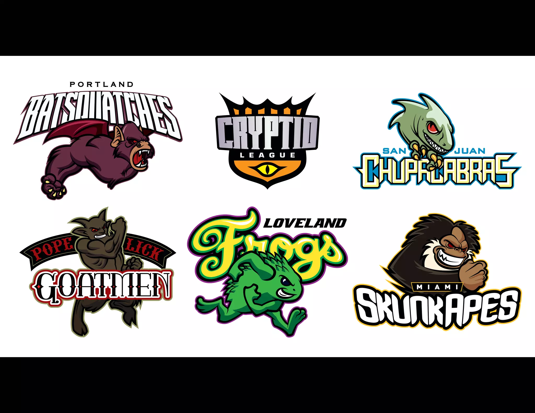 Cryptid sports logos | PPT