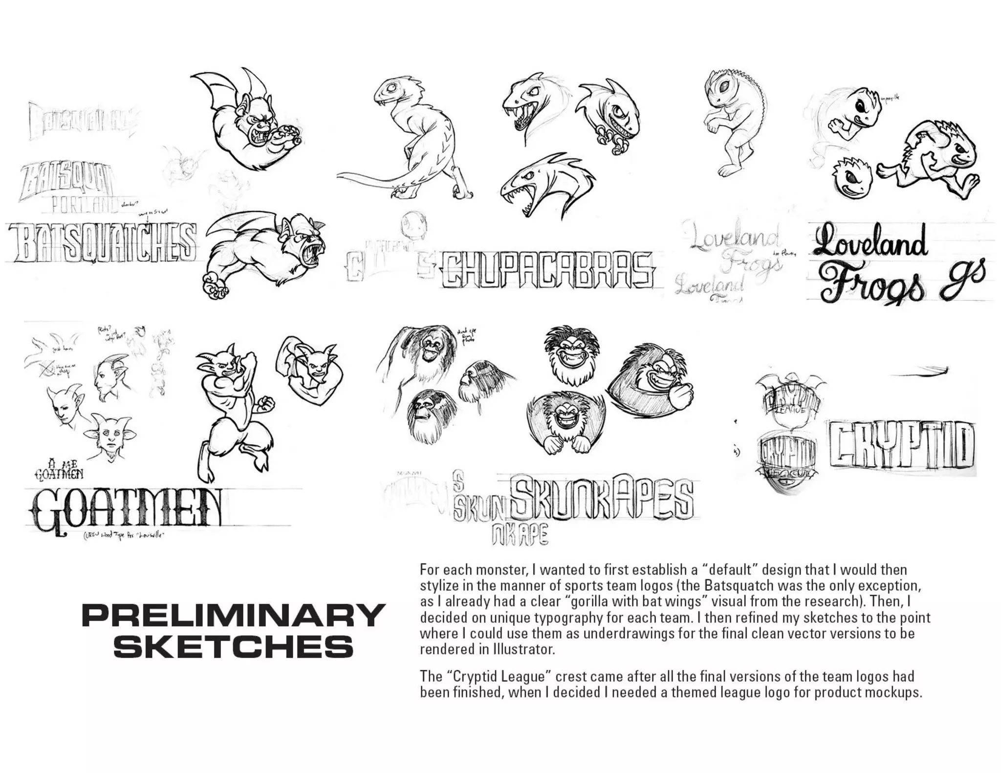 Cryptid sports logos | PPT