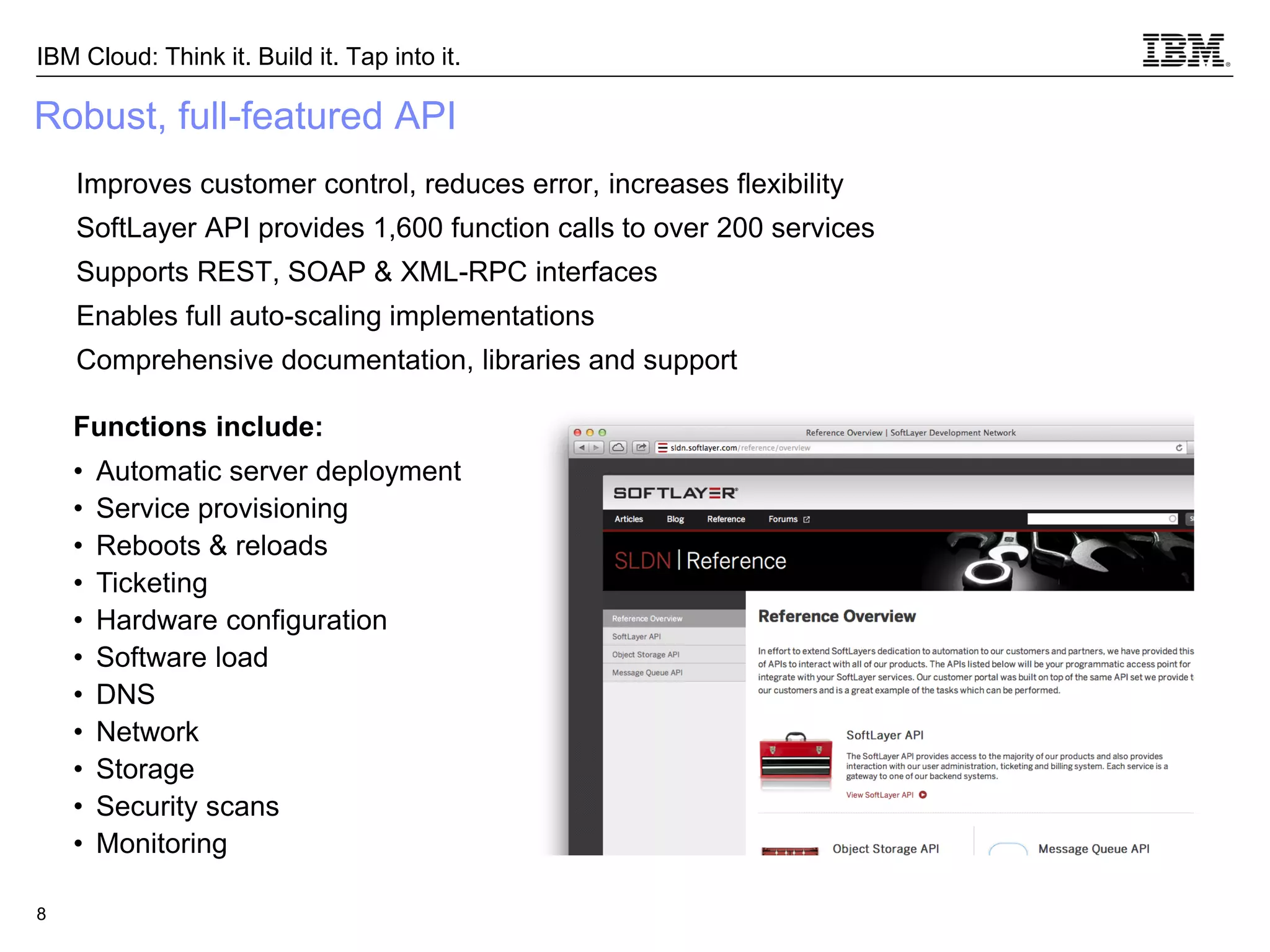 IBM SoftLayer - overview of Cloud Infrastructure | PPT