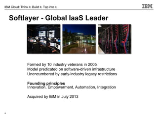 IBM SoftLayer - overview of Cloud Infrastructure | PPT