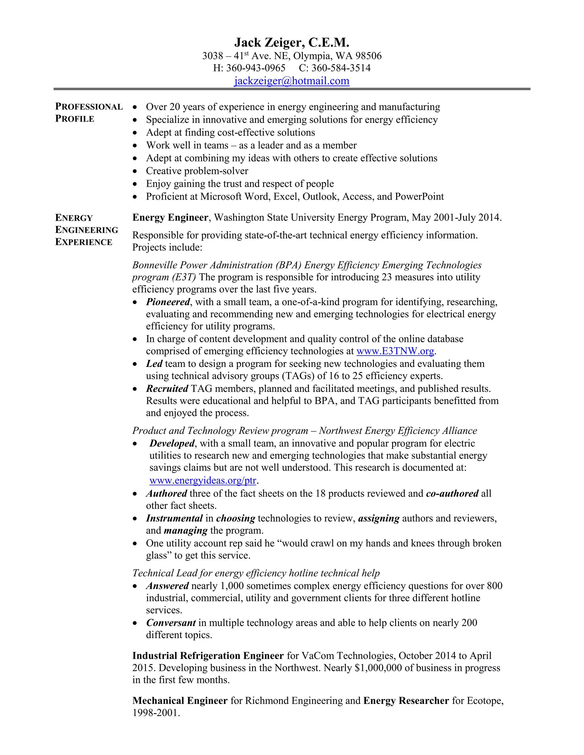 Resume2015_Online | PDF