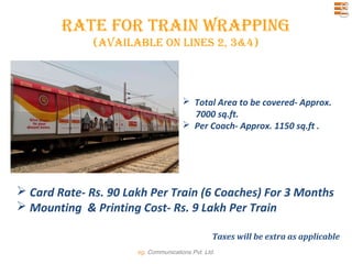 Presentation on Train Wraps & Inside Train Branding latest | PPT