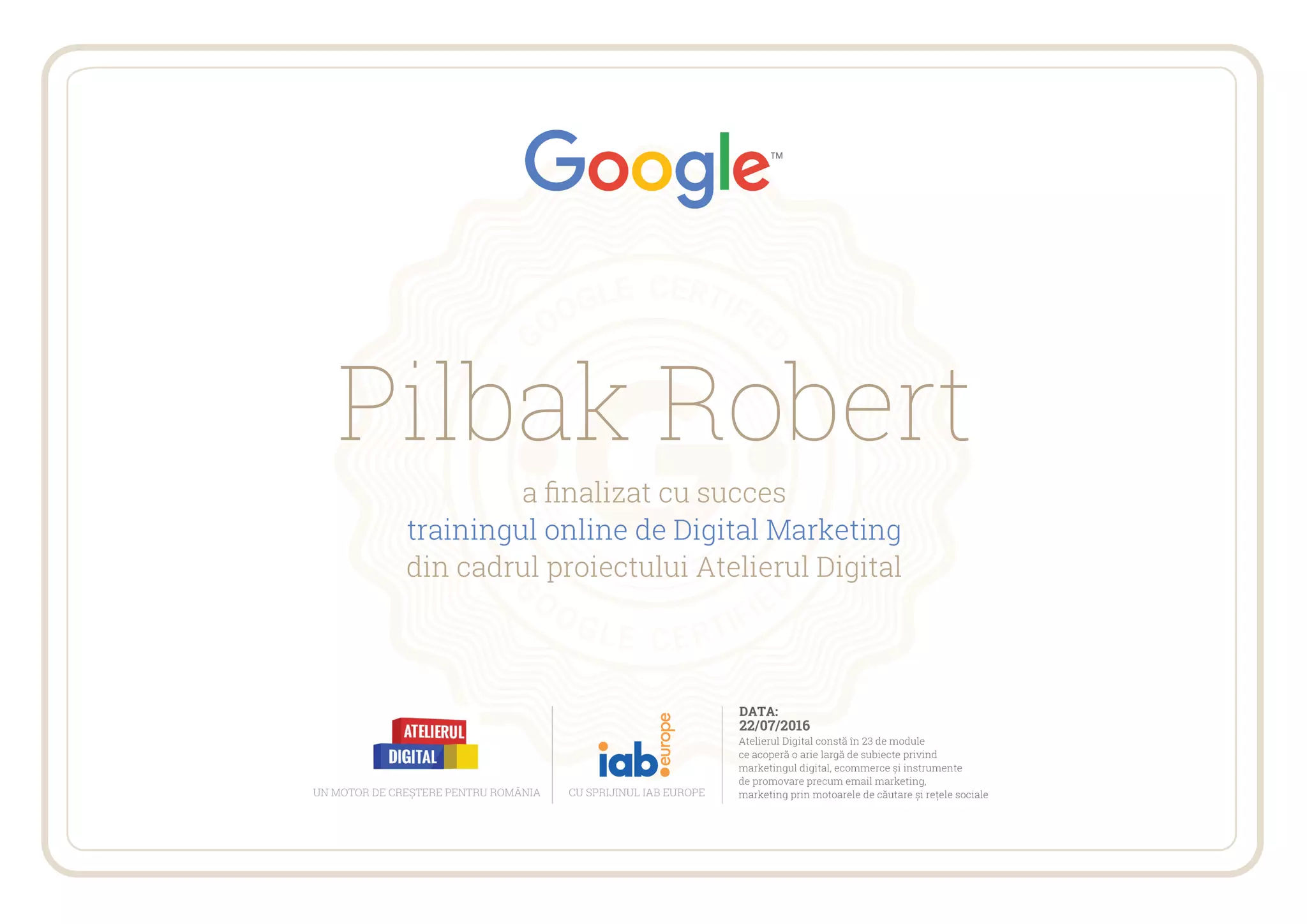 certificate | PDF