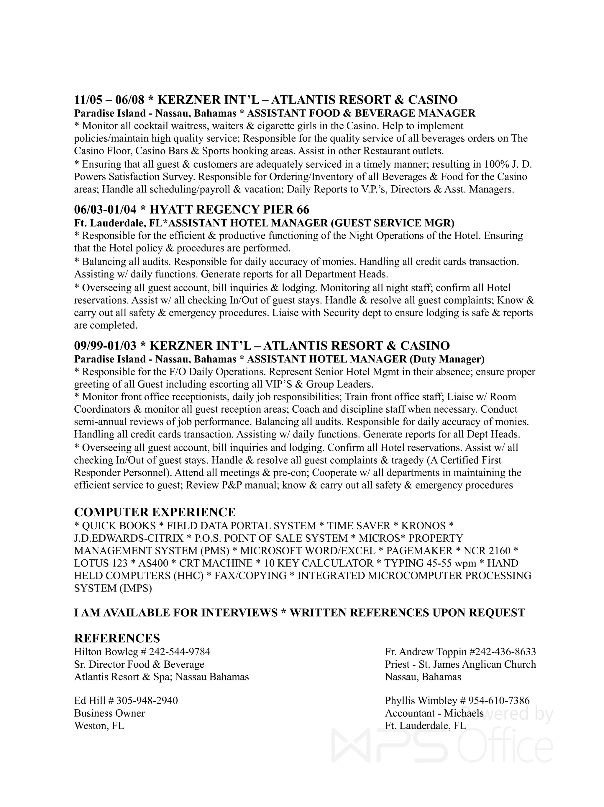 CHRISTINE STUBBS 2016 RESUME | PDF