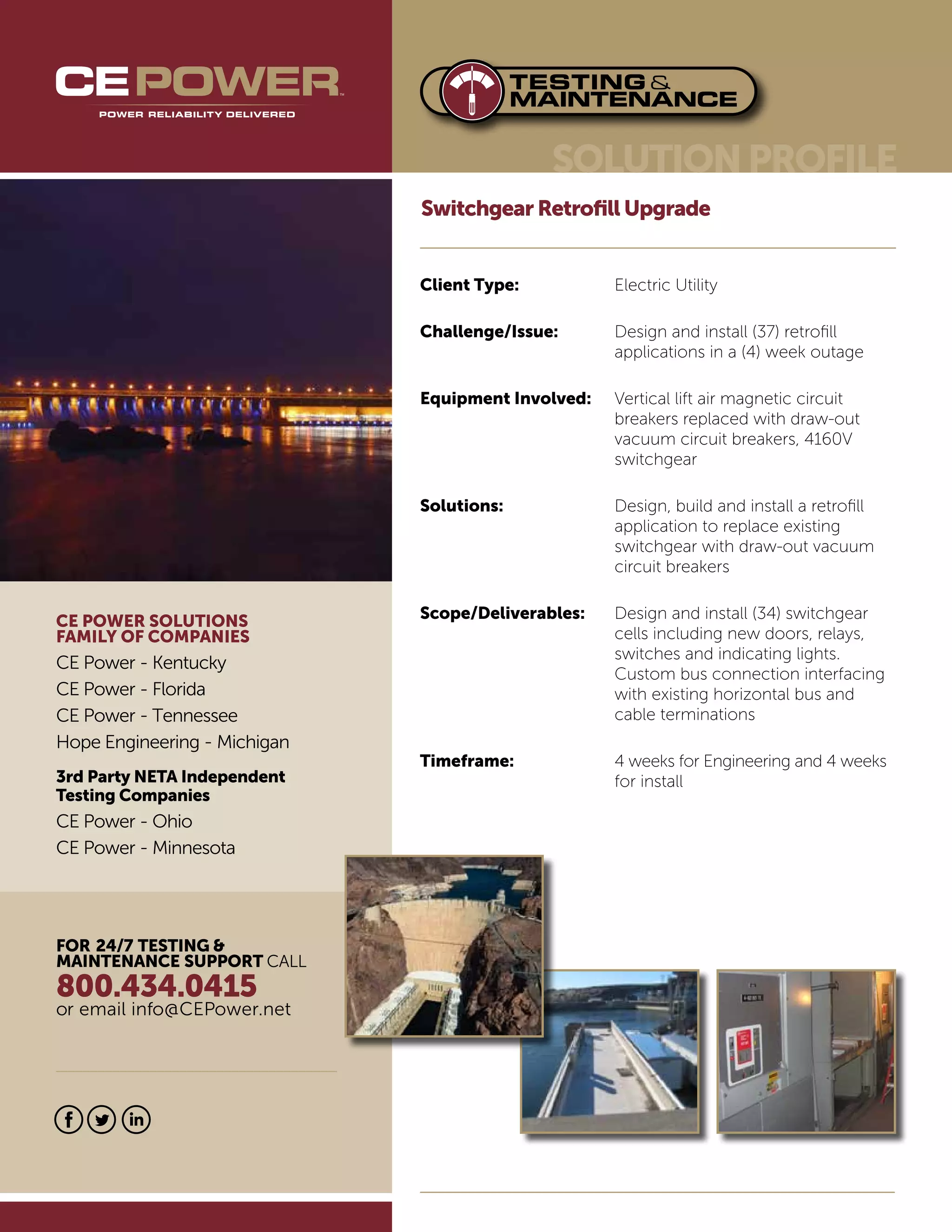 CEP-SwitchgearRetrofill Upgrade SellSheet | PDF