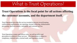 What is Trust Operations | PPTX