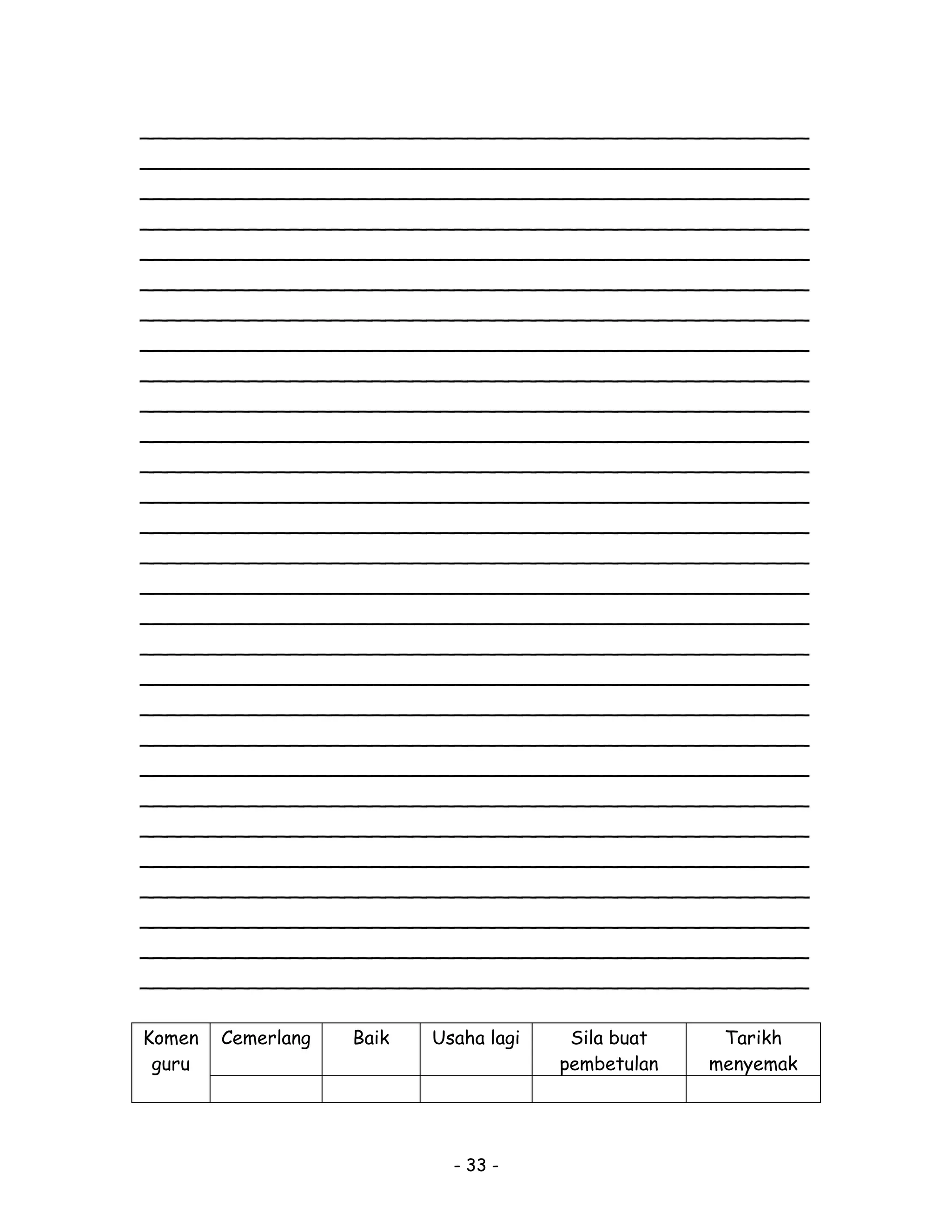 74 Contoh Latihan Karangan Upsr Pdf