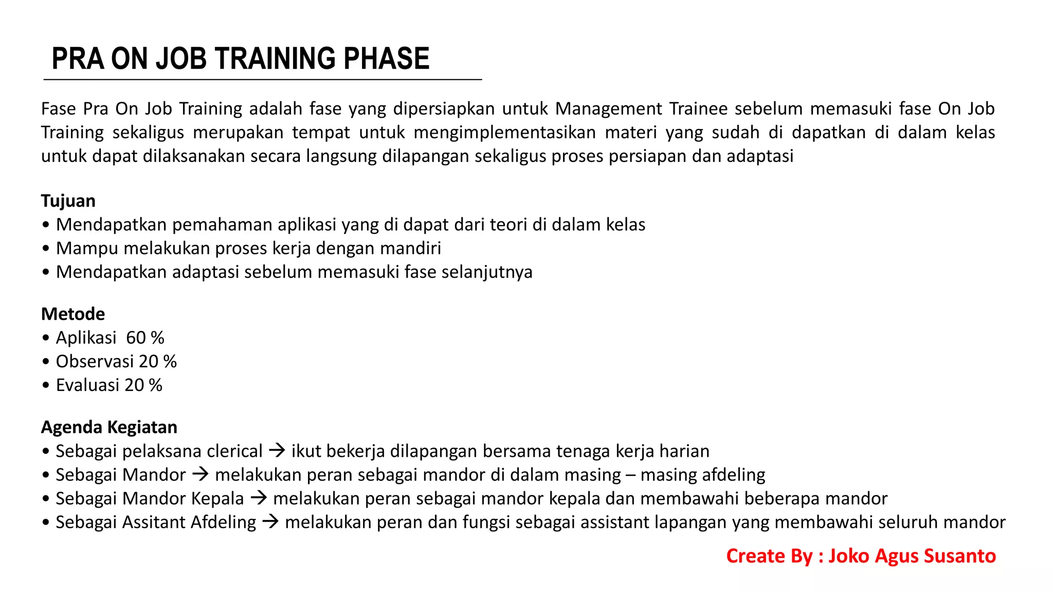 MANAGEMENT TRAINEE - PLANTATION INDUSTRY | PDF