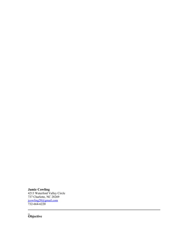 Cowling cover letter & resume teaching 2016 | DOC | Professional School ...