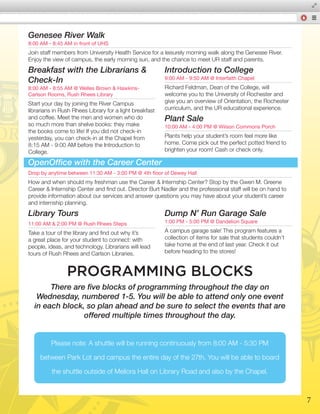 2014 Parent Orientation Schedule | PDF