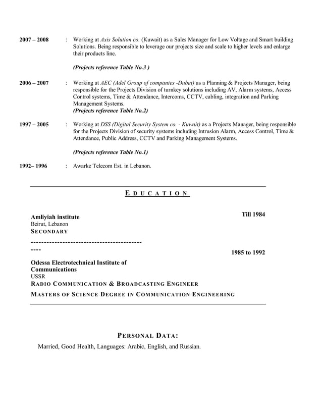 MHD Awarke CV-July-2016 | PDF