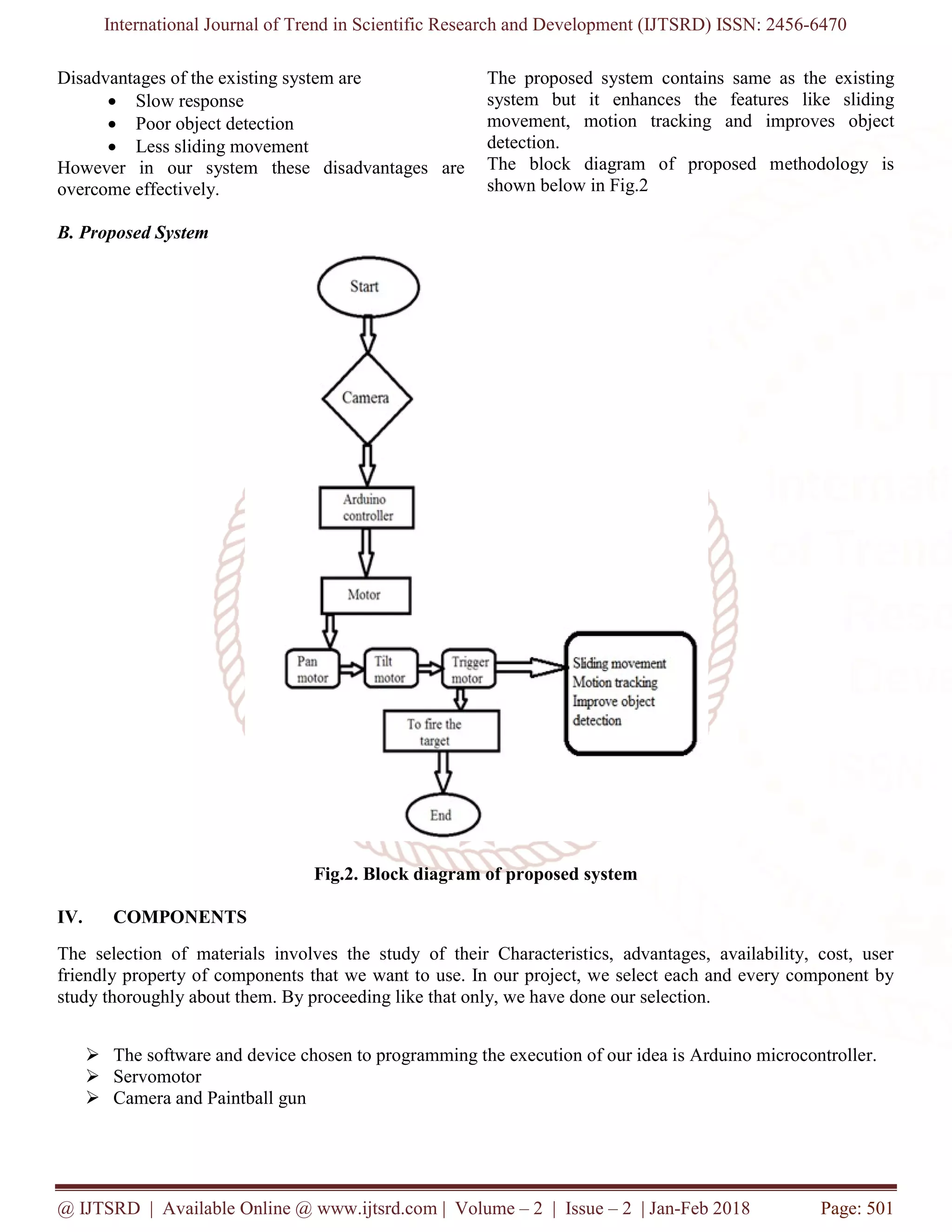 Design and Fabrication of Sentry Gun based on Mechatronics System | PDF