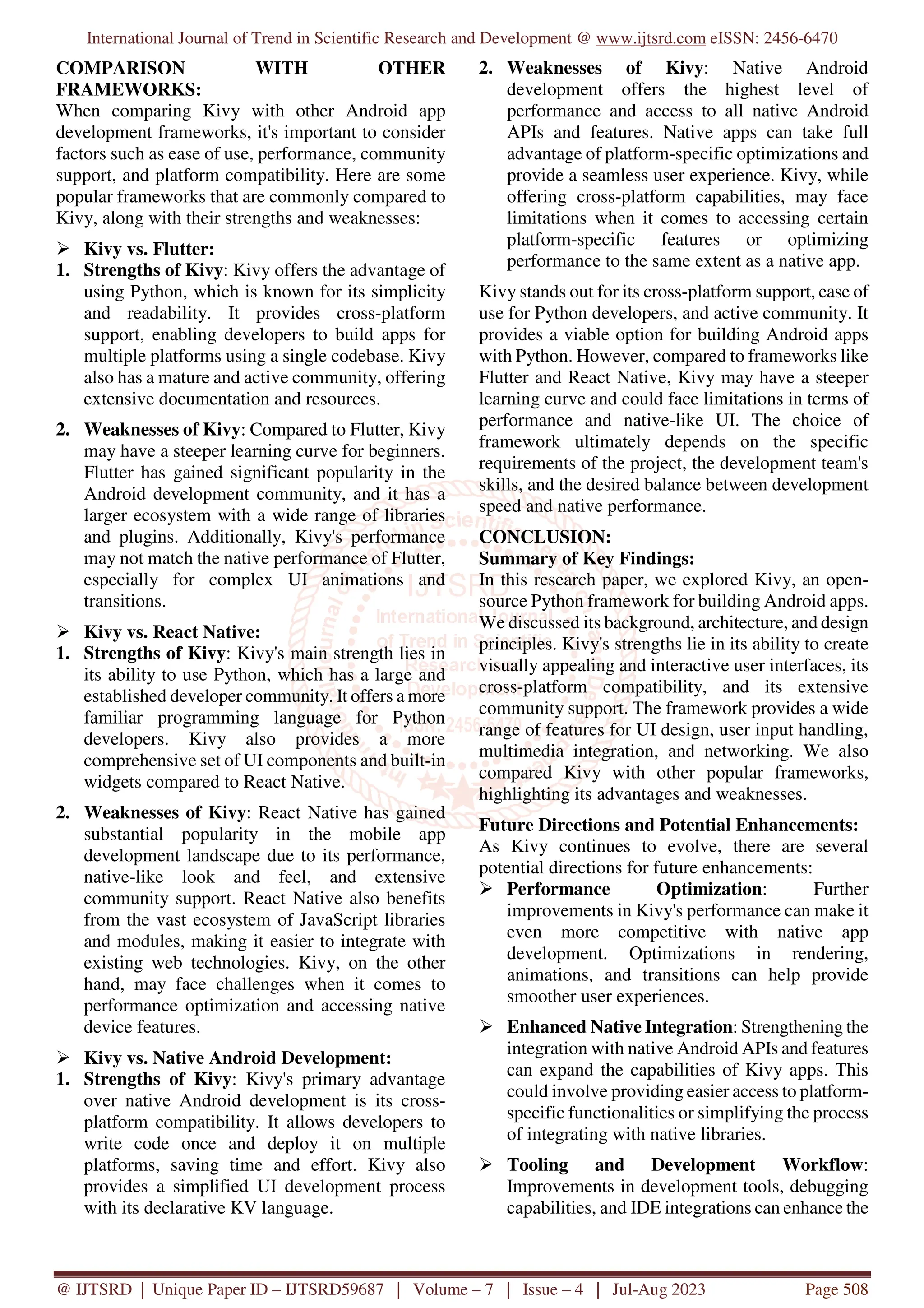 Developing Online Application with Kivy A Python Framework | PDF