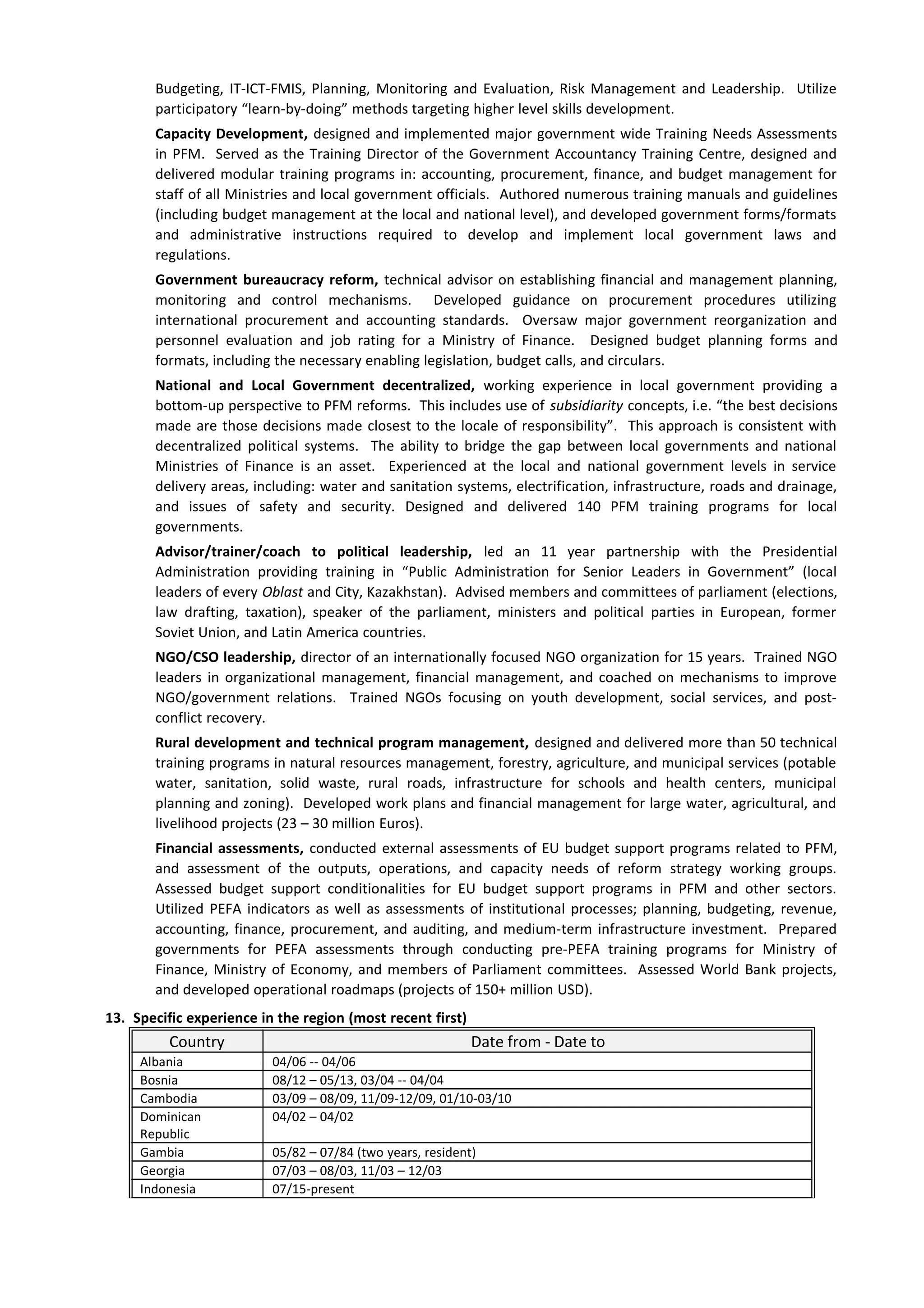 Palmbach Michael CV, May 2016 | DOC