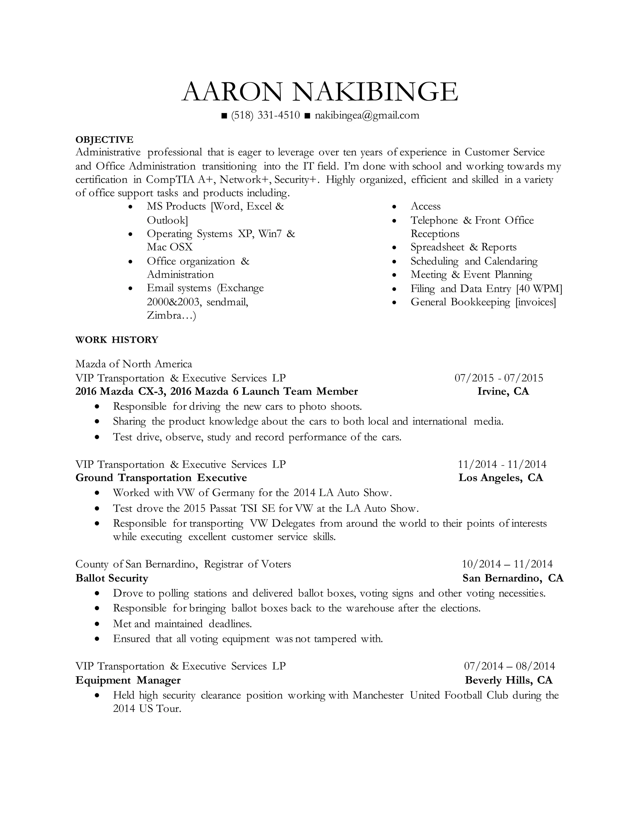 AARON NAKIBINGE RESUME 1 | DOCX