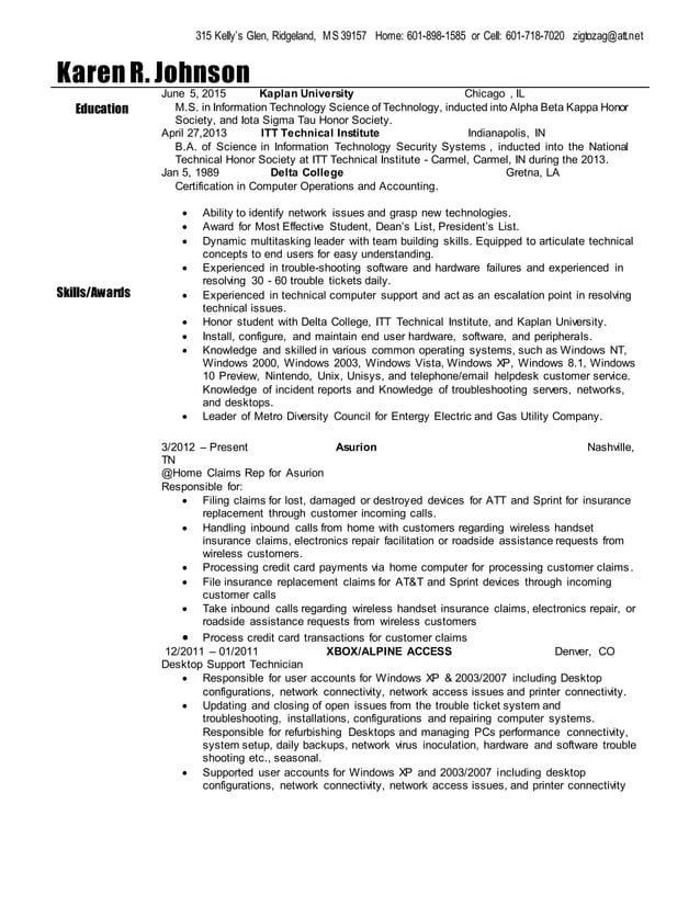 KarenRJohnsonResume2015 | DOCX