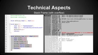 Stack-Based Buffer Overflows | PPTX
