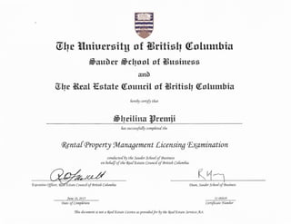 Property Management Licensing Examination | PDF