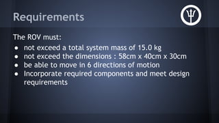 ROV Presentation | PPT