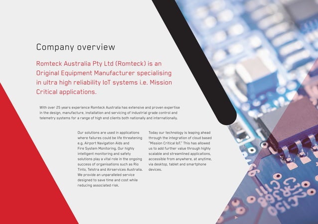 Romteck Australia Capability Statement | PPT