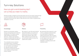 Romteck Australia Capability Statement | PPT