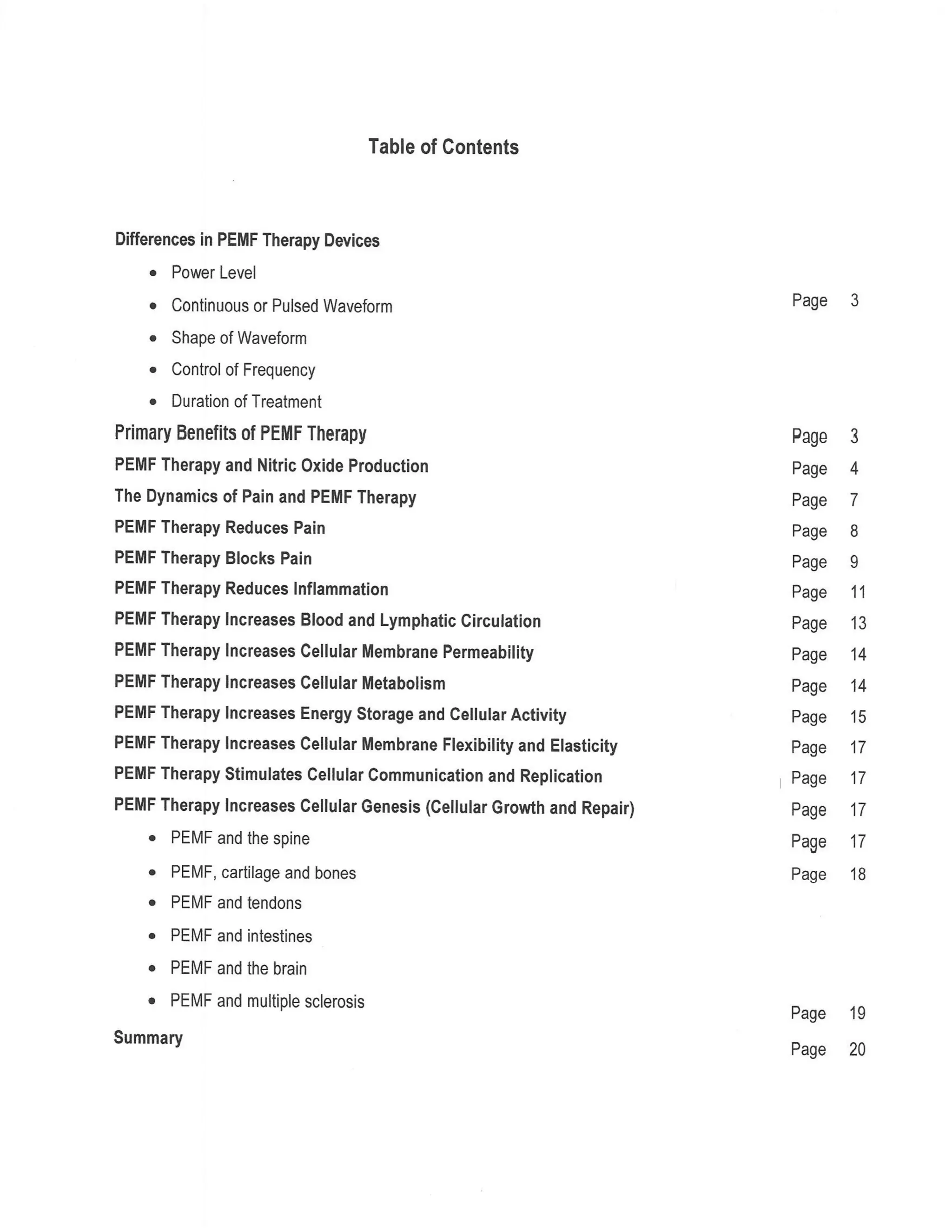 Benefits of high-powered PEMF explained | PDF