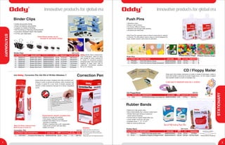 Oddy Stationery Catalogue Part 1 | PDF