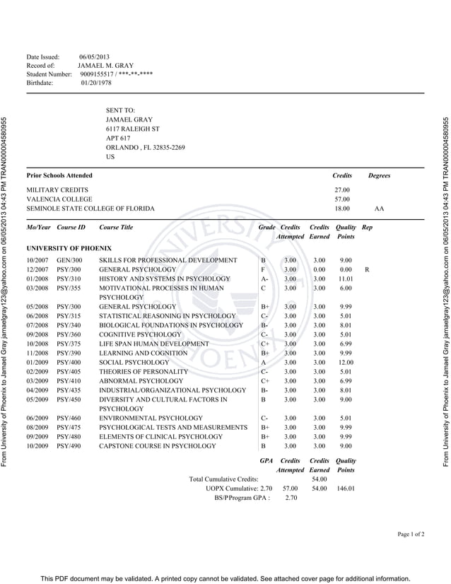completed-transcript-4580955[1] | PDF