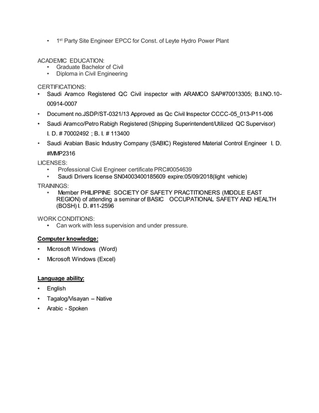 Resume 08--Earl Victor - | DOCX