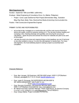 Resume 08--Earl Victor - | PDF