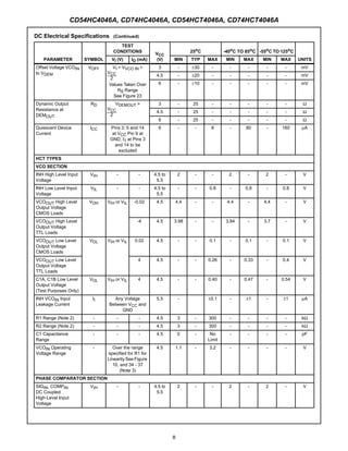 74HCT4046-SMD.pdf Datasheet de IC 4046 descripción | PDF