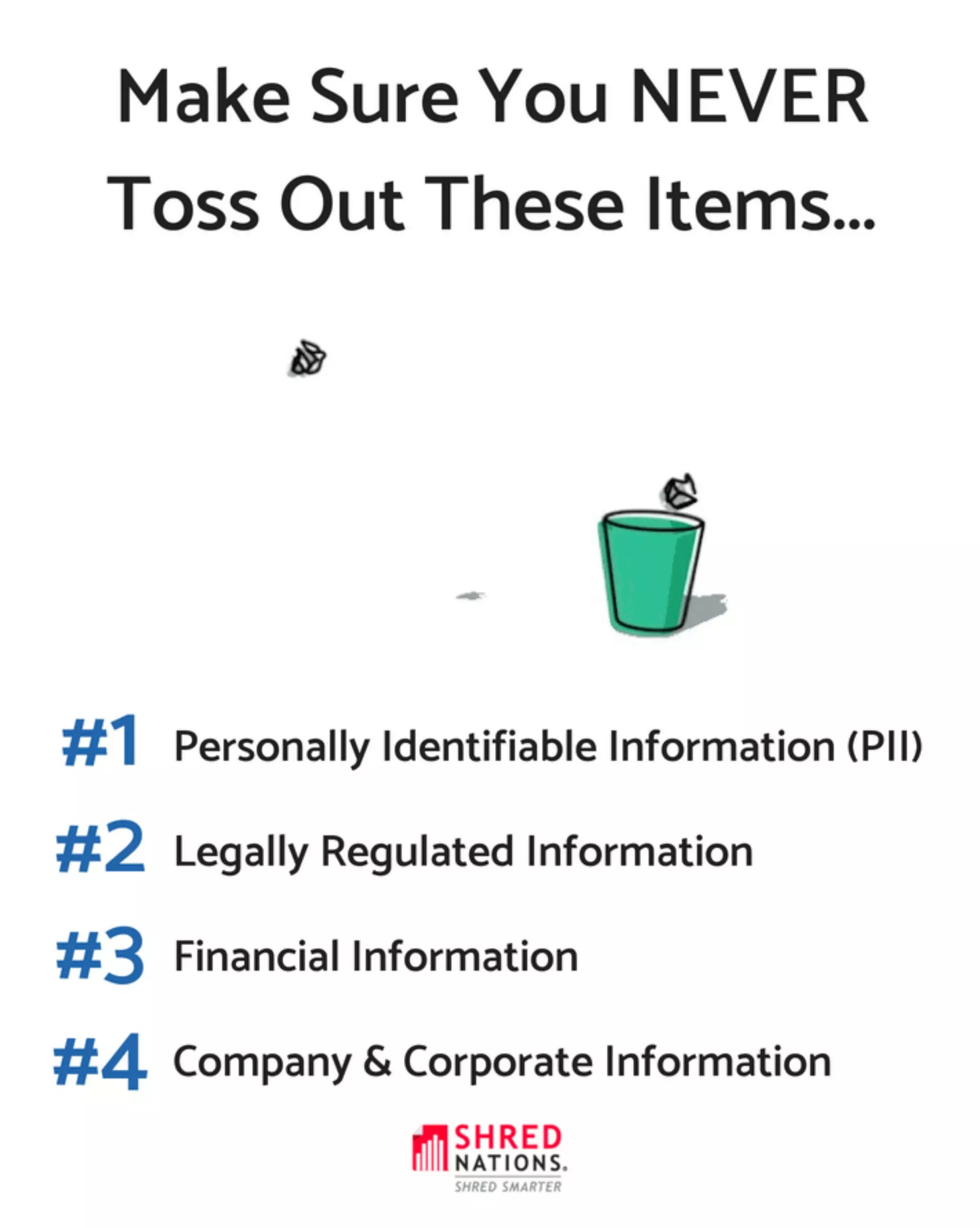 4 Types of Information to Always Shred | PDF