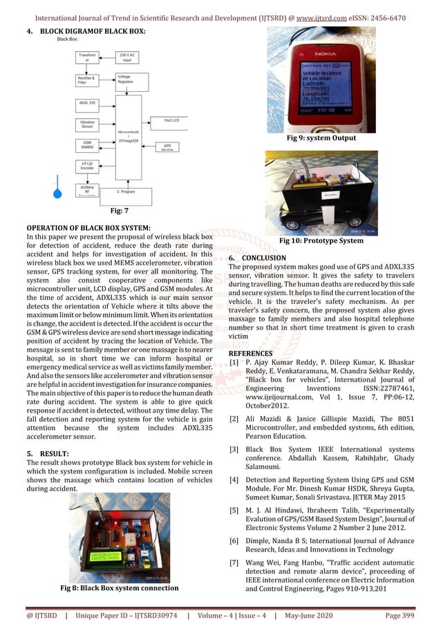 Smart Highway Technology using Intelligent Black Box for Vehicle ...