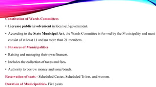 74th Amendment -Nagarpalika Act | PPTX